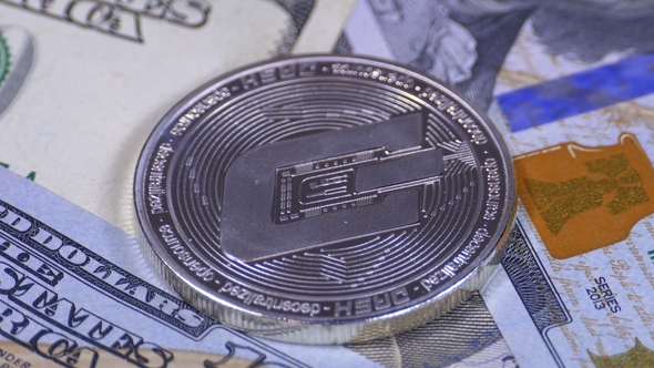 Silver Dash Coin Cryptocurrency and Bills of Dollars Are Rotating ...