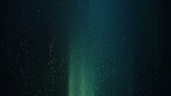 Magic Green Widescreen Particles, Motion Graphics | VideoHive