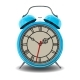 Blue Alarm Clock, Vectors | GraphicRiver