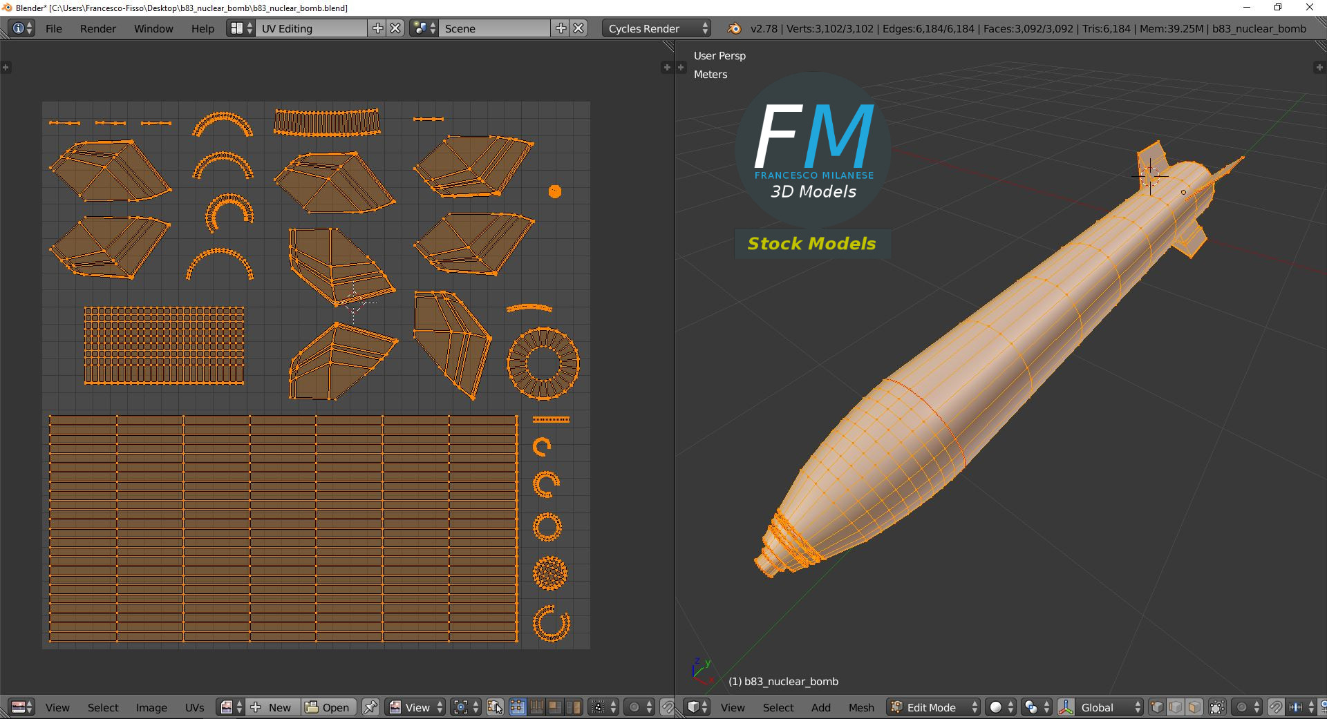 B83 Nuclear Bomb by FrancescoMilanese | 3DOcean