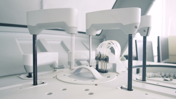 Special Machine Undertakes the Analysis, . Working Equipment Performs ...