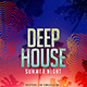 Deep House Summer Flyer, Print Templates | GraphicRiver