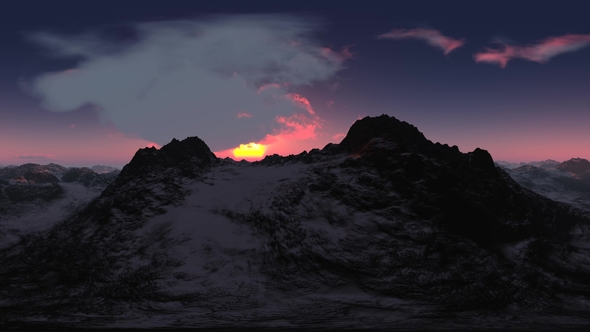 Aerial VR 360 Panorama of Mountains, Motion Graphics | VideoHive