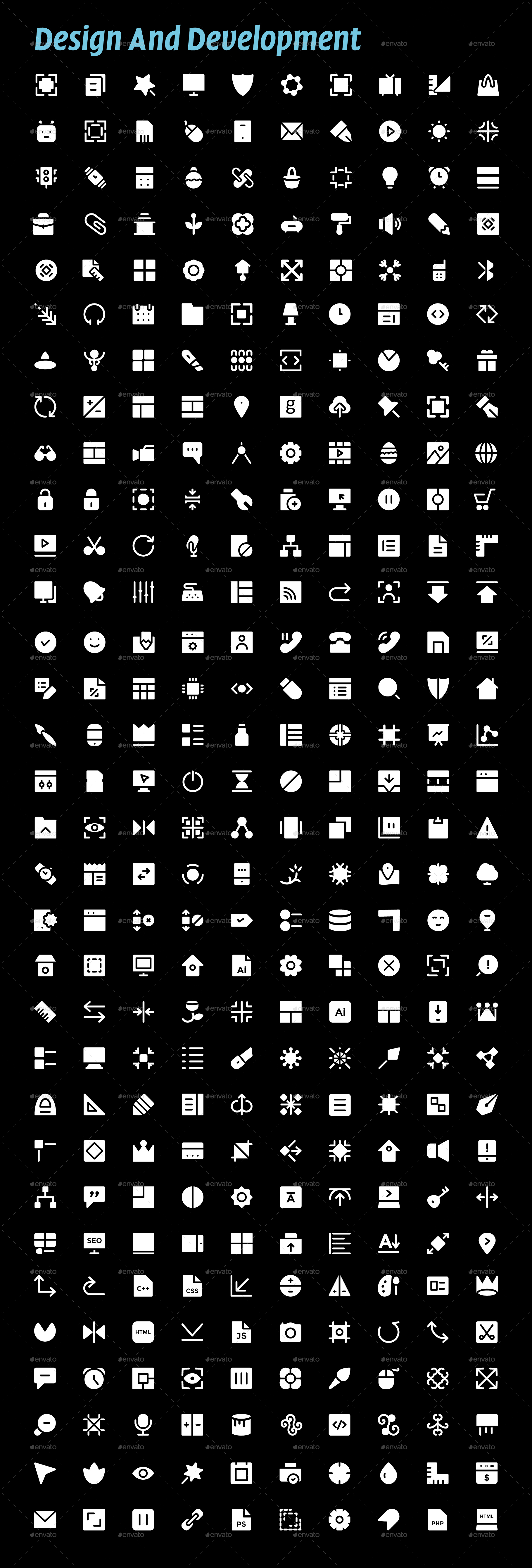 7930 Glyph Icons, Icons | GraphicRiver