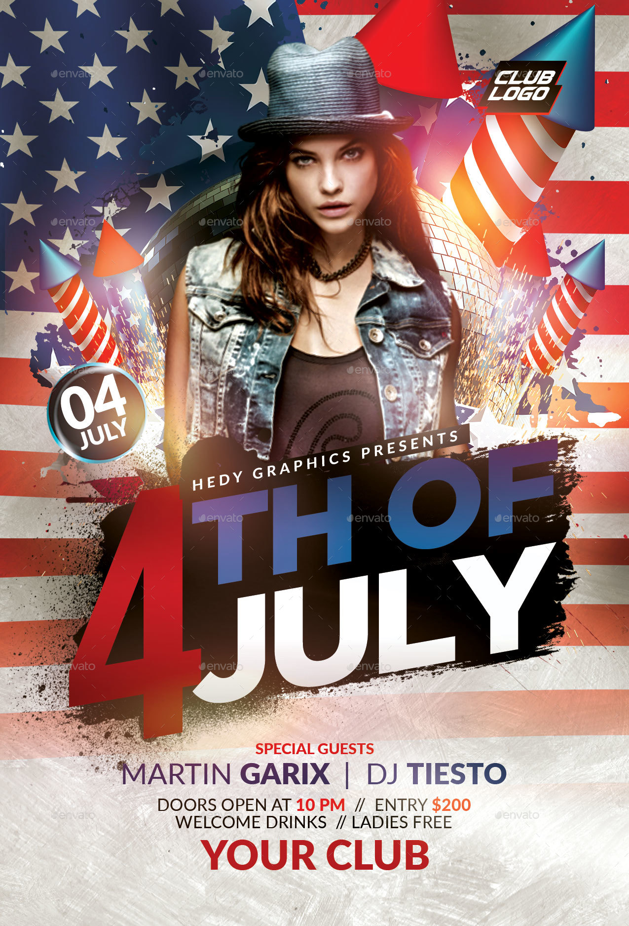 4th of July Flyer, Print Templates | GraphicRiver