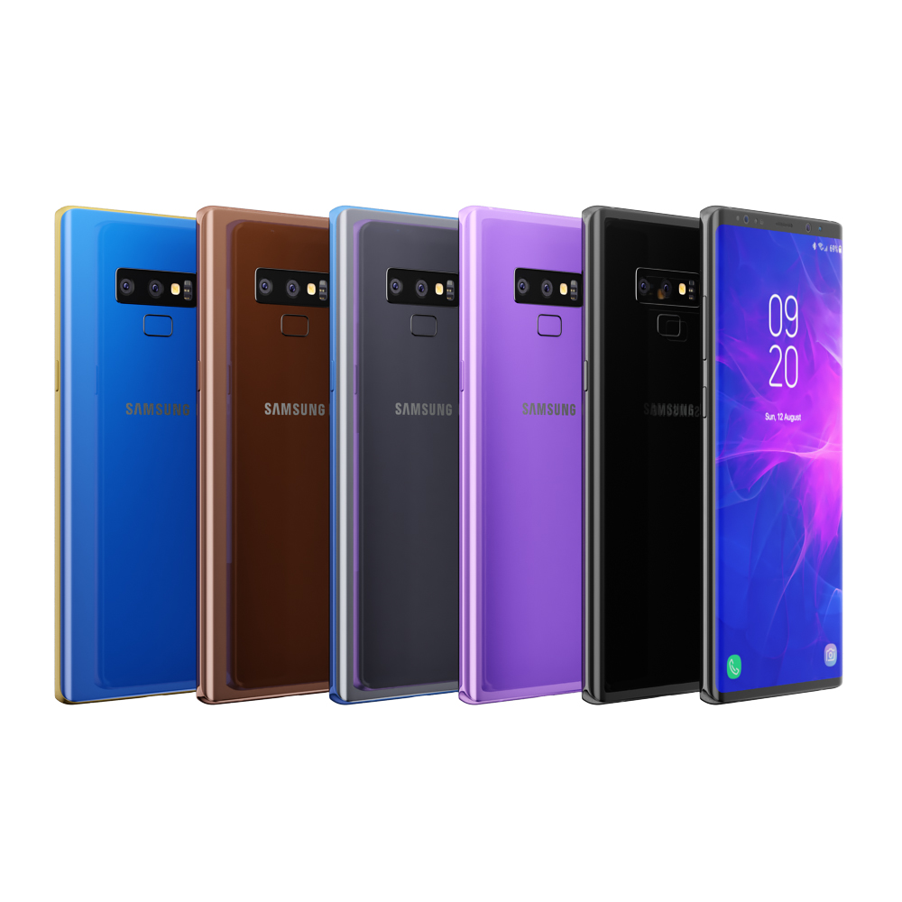 Samsung Galaxy Note 9 All colors by madMIX_X | 3DOcean