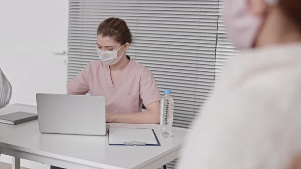 Busy Nurse Working with Patients, Stock Footage | VideoHive