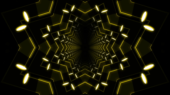 Yellow Lights Loop, Motion Graphics | VideoHive