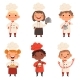 Kids Characters Prepare Food, Vectors | GraphicRiver