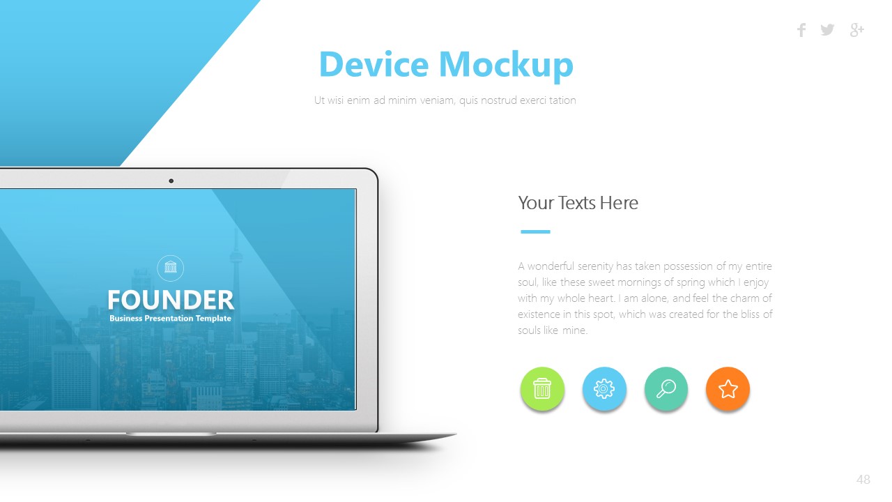 Founder - Business Powerpoint Template, Presentation Templates ...