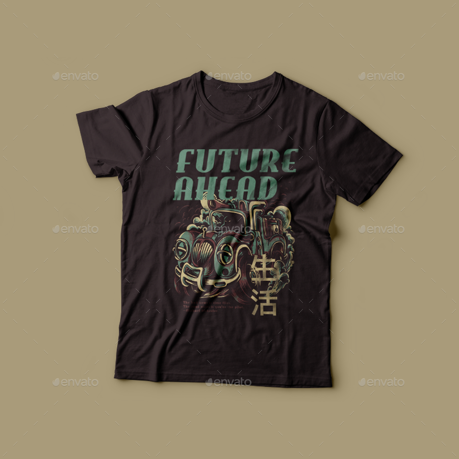 Future Ahead T-Shirt Design, T-Shirts | GraphicRiver