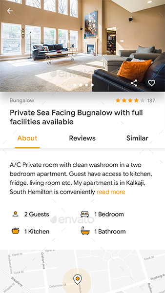 Destination Home Finder App UI Kit| Rental Property App UI Kit| Resort ...