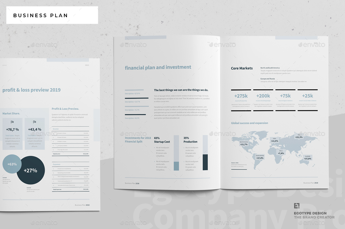 Business Plan, Print Templates | GraphicRiver