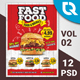 Fast Food Flyer, Print Templates | GraphicRiver