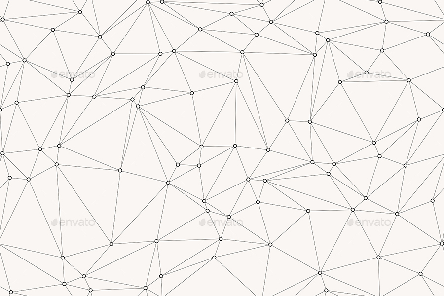 Outline Polygonal Lines with Connected Particles Seamless Patterns ...