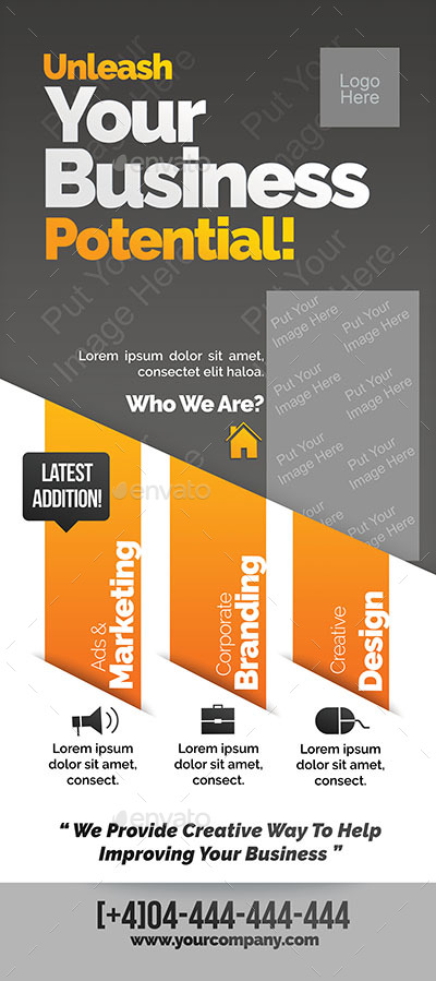 Business Roll Up Banner, Print Templates | GraphicRiver