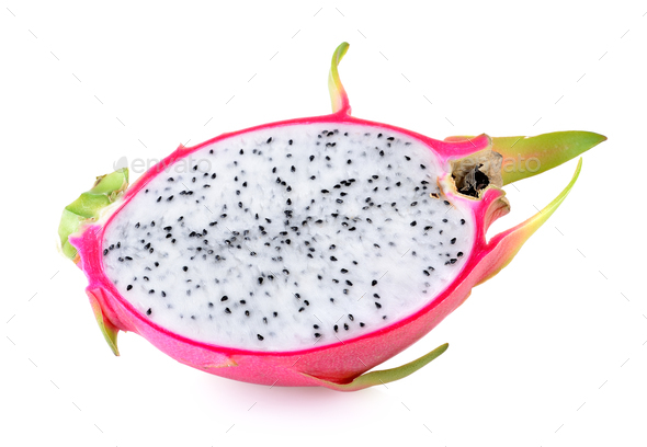 dragonfruit on white background Stock Photo by sommai | PhotoDune