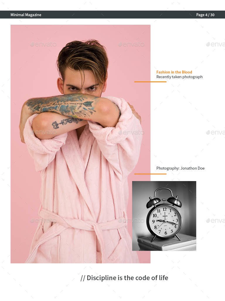 Minimal E Magazine Template, ePublishing | GraphicRiver