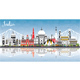 India City Skyline with Color Buildings, Vectors | GraphicRiver