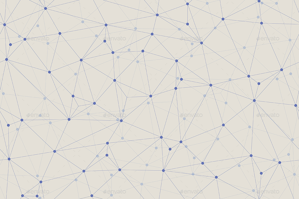 Outline Polygonal Confusion with Connected Dots Seamless Patterns, Graphics