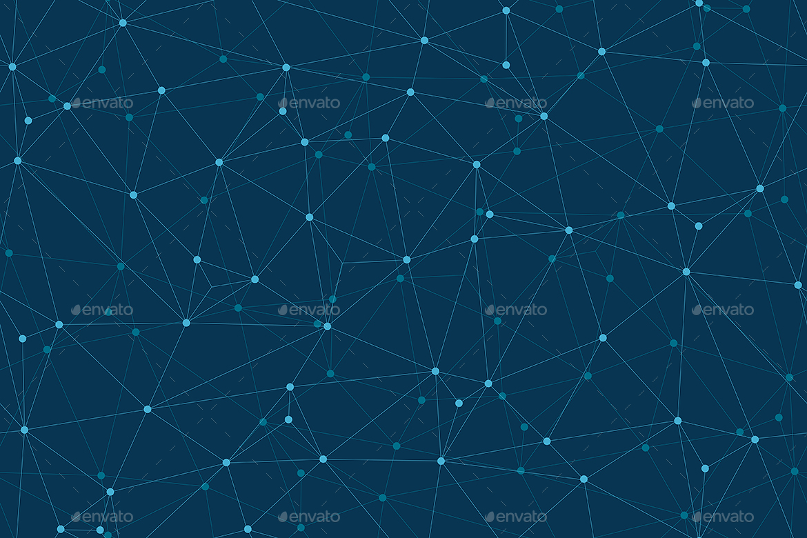 Outline Polygonal Confusion with Connected Dots Seamless Patterns, Graphics