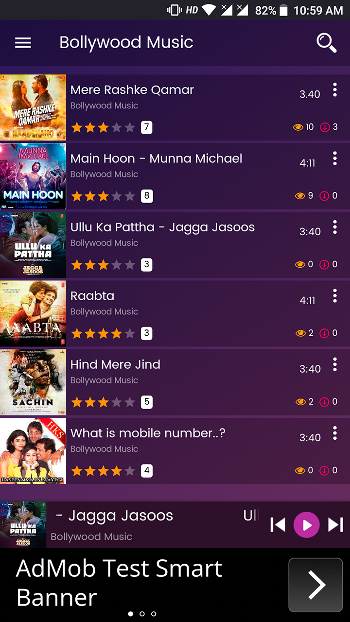 Android Online MP3 with Material Design by viaviwebtech | CodeCanyon