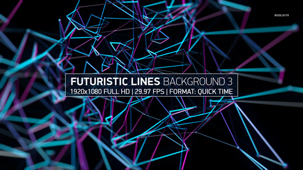 Futuristic Lines Background 3, Motion Graphics | VideoHive