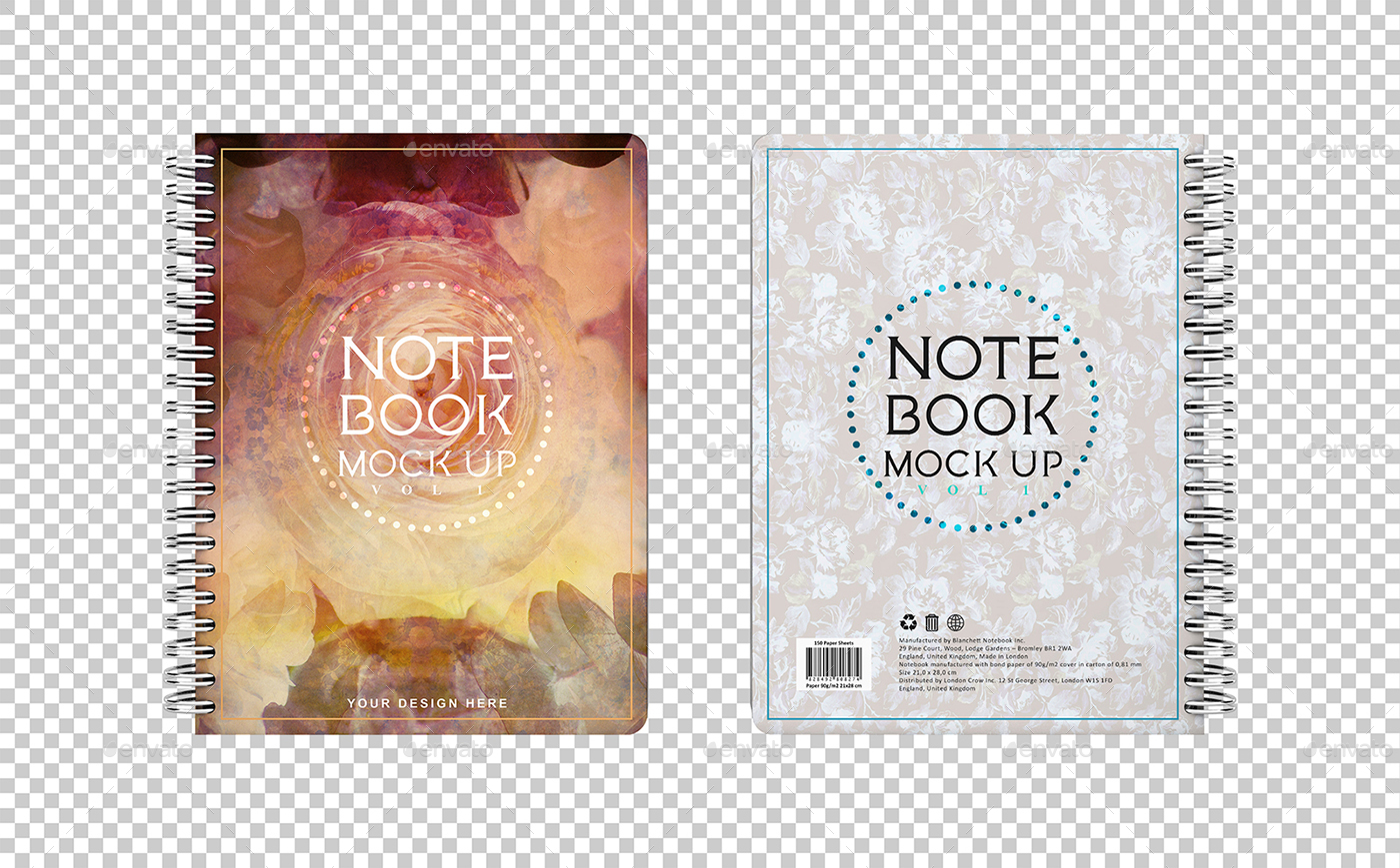Notebook Mockup Vol 1, Graphics | GraphicRiver