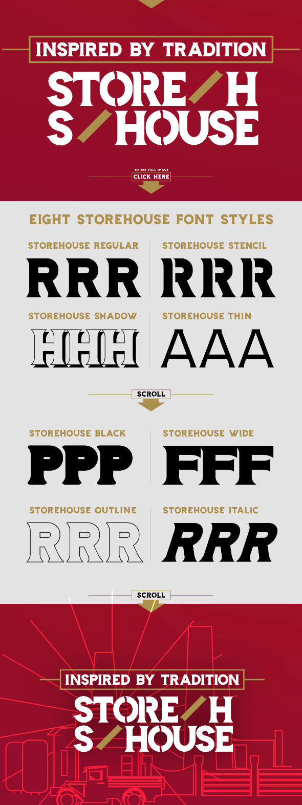Storehouse Font, Fonts | GraphicRiver