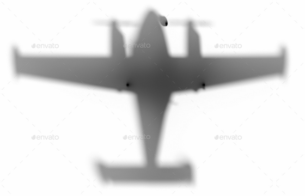 3D Shadow - Airplane 07 by Tyrian_Purple | 3DOcean