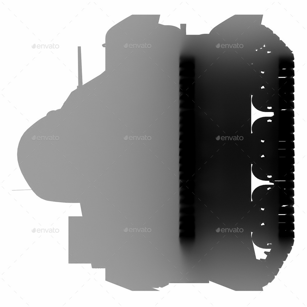 3D Shadow - Tank 03 by Tyrian_Purple | 3DOcean