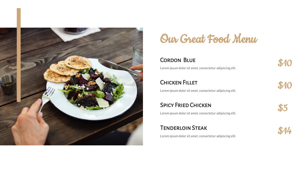 Foody - Food And Restaurant PowerPoint Template, Presentation Templates
