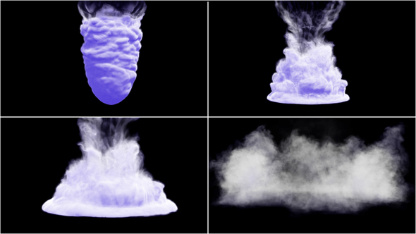 Smoke Falling Down, Motion Graphics | VideoHive