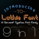 Lathie Font, Fonts | GraphicRiver