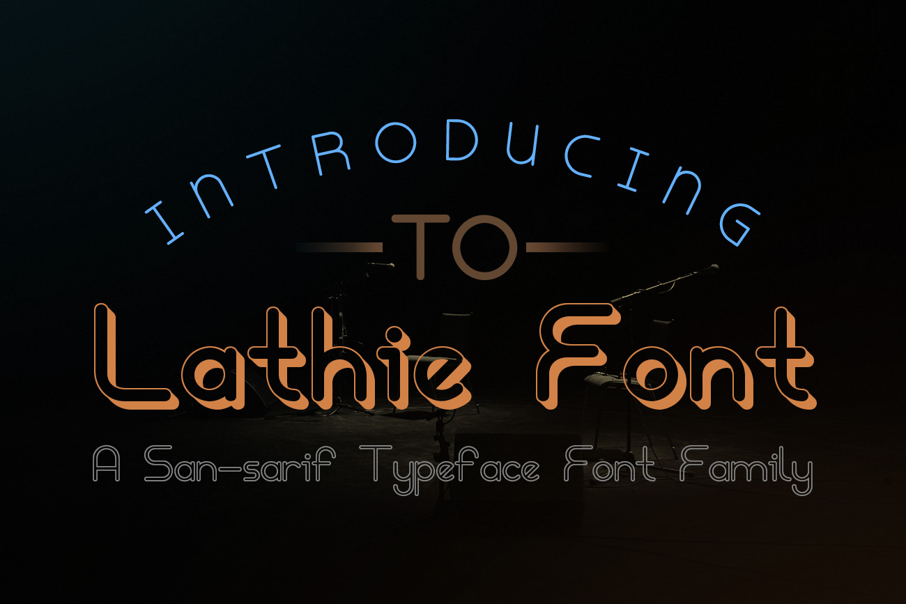 Lathie Font, Fonts | GraphicRiver