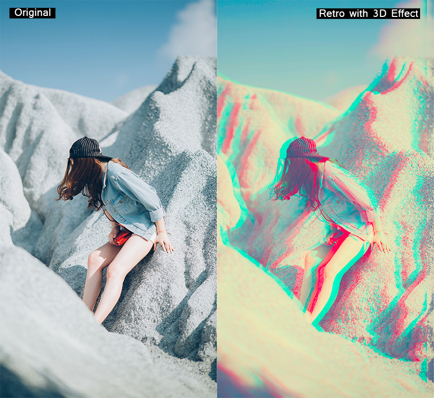 Retro Vintage Effect Pro Action, Add-ons | GraphicRiver