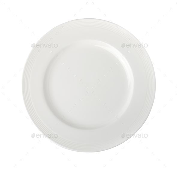 white plate isolated on white background Stock Photo by sommai | PhotoDune
