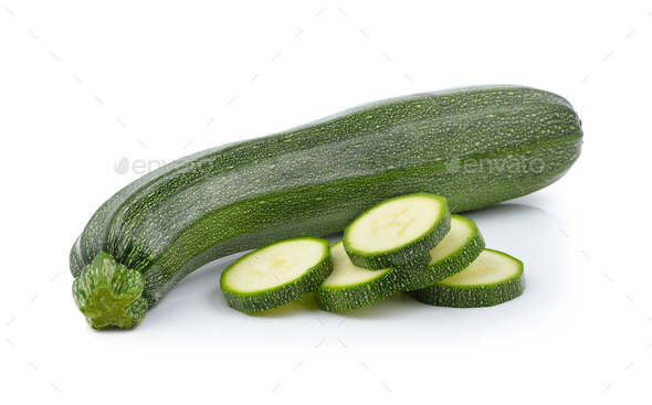zucchini isolated on white background Stock Photo by sommai | PhotoDune