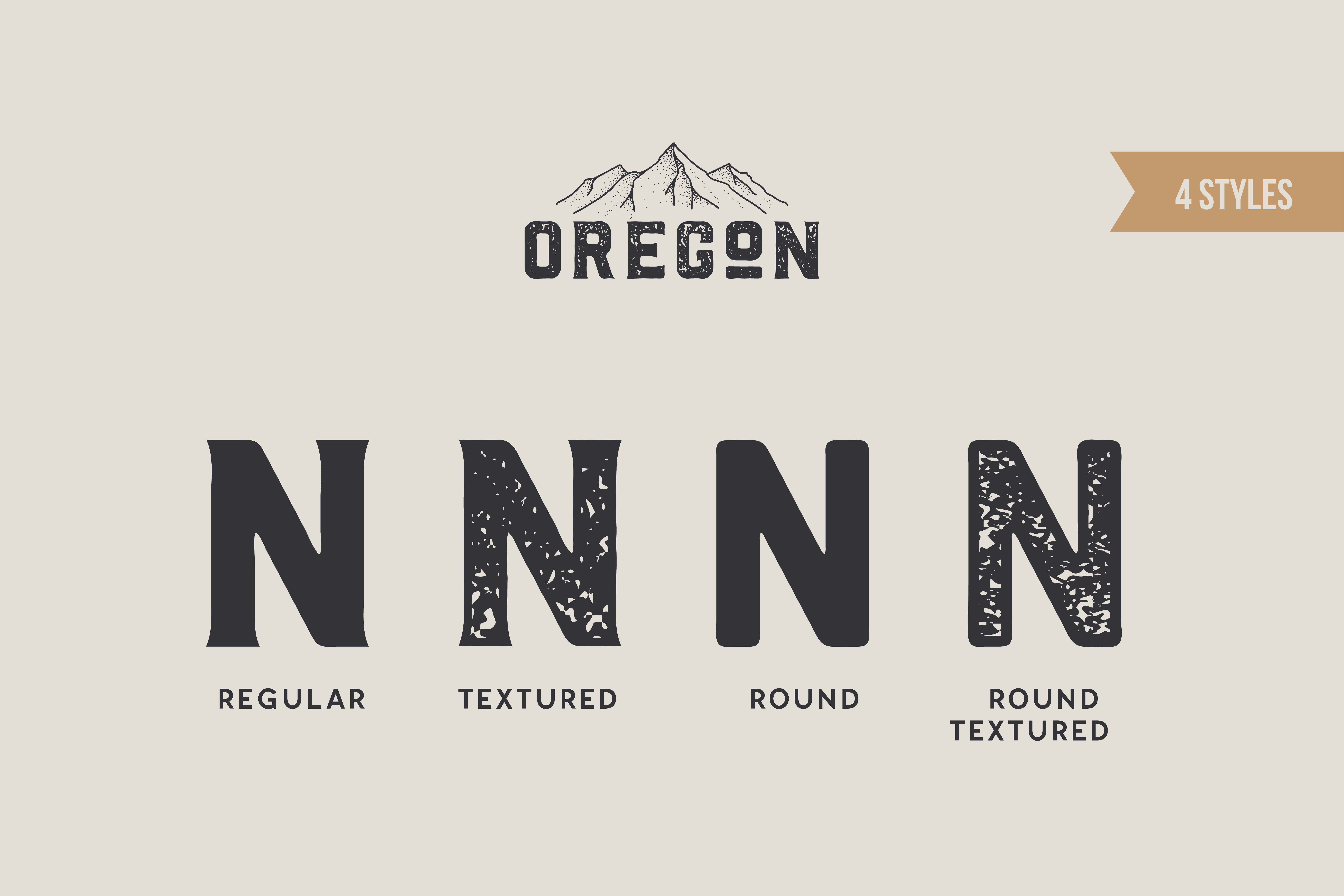 Oregon - Vintage Font, Fonts | GraphicRiver