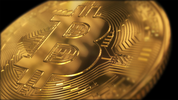 Bitcoin Close View, Motion Graphics | VideoHive