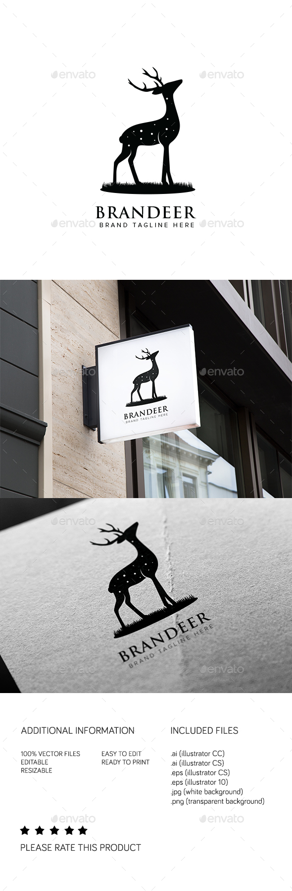 Brandeer Logo, Logo Templates | GraphicRiver