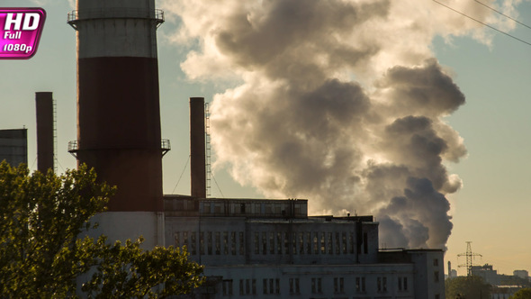 Technological Disaster at the Industrial Enterprise, Stock Footage