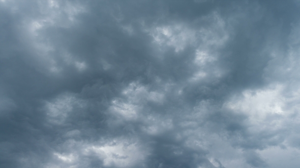Grey Clouds and Heavy Stormy Sky, Stock Footage | VideoHive