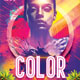 Color Party Flyer, Print Templates | GraphicRiver