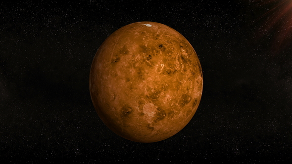 Venus Planet in Rotation, Motion Graphics | VideoHive