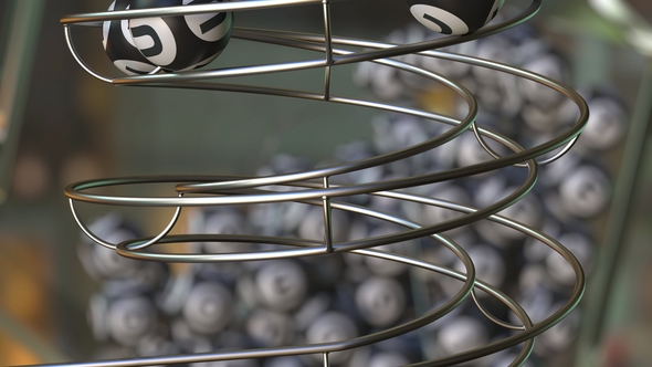 Lottery Balls Make Up LUCK Word, Motion Graphics | VideoHive