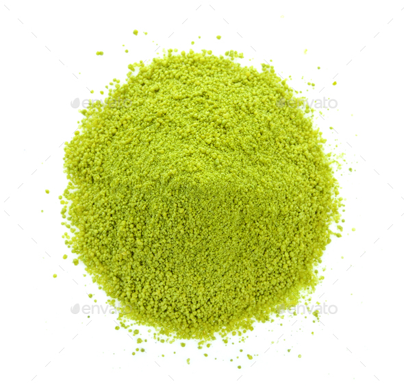 dry tea powder on white background Stock Photo by sommai | PhotoDune