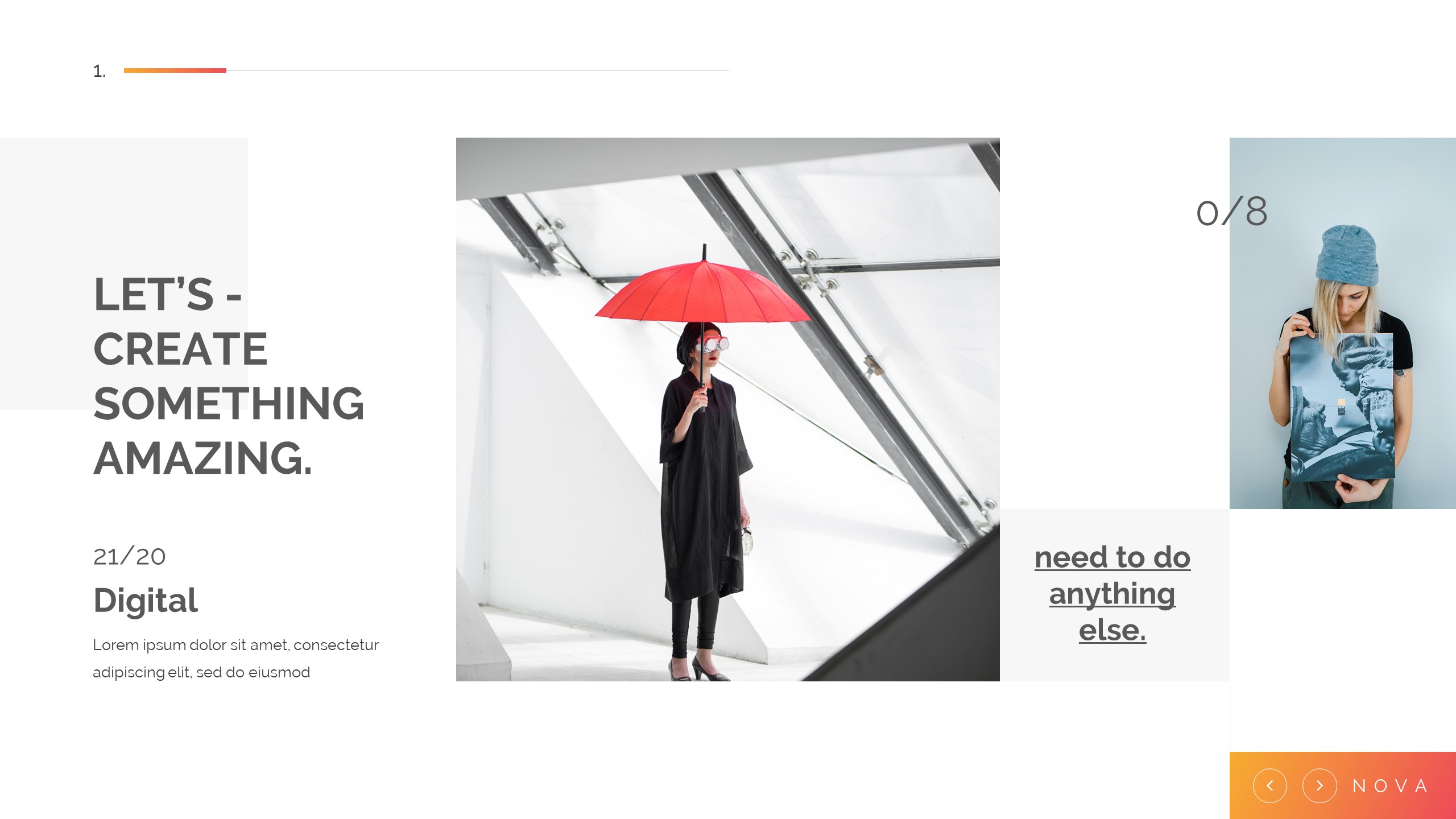 Nova Creative Project Keynote Template by ZinStudio | GraphicRiver