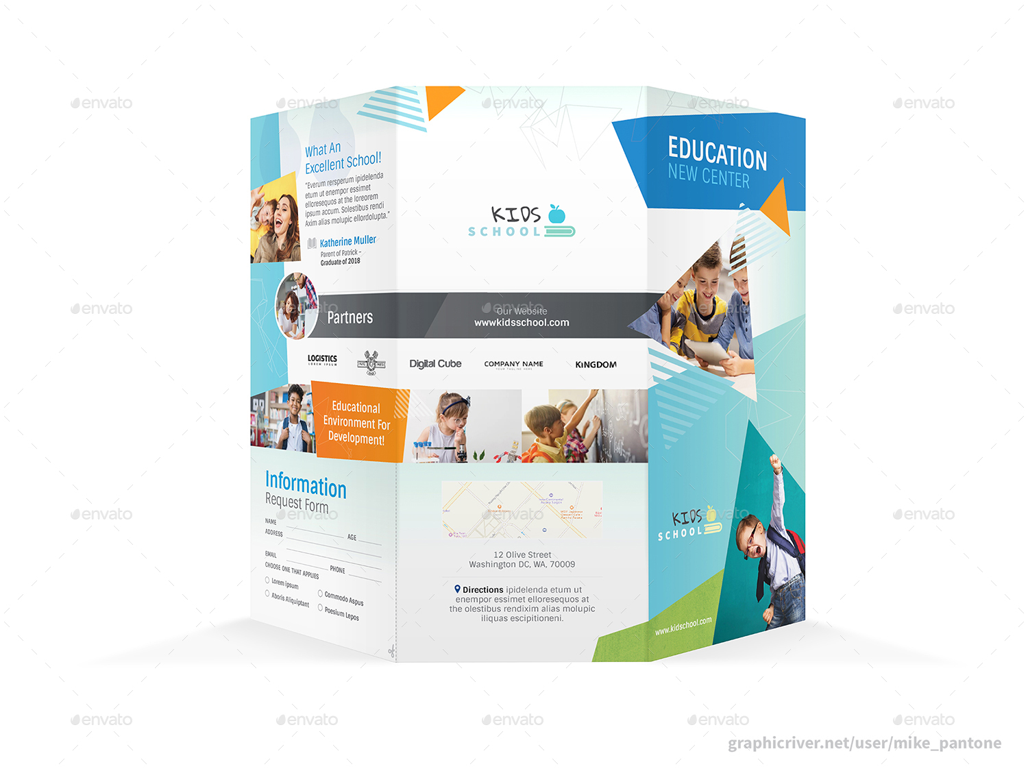 Education Trifold Brochure 11, Print Templates | GraphicRiver