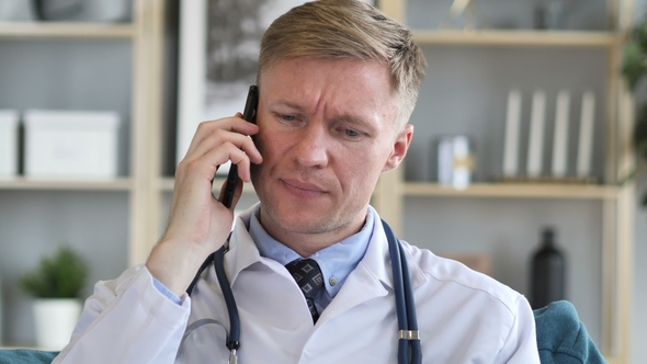 Upset Doctor Discussing with Patient, Disapointment, Stock Footage